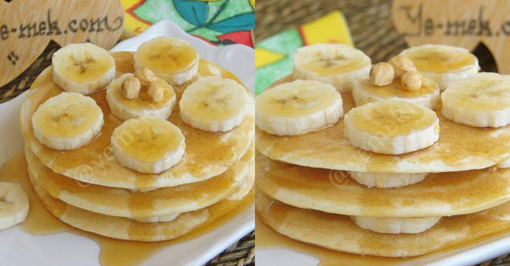 Banana Pancakes with Honey Recipe | YemekNet