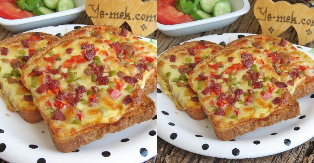 Stale Bread Pizza Recipe | YemekNet