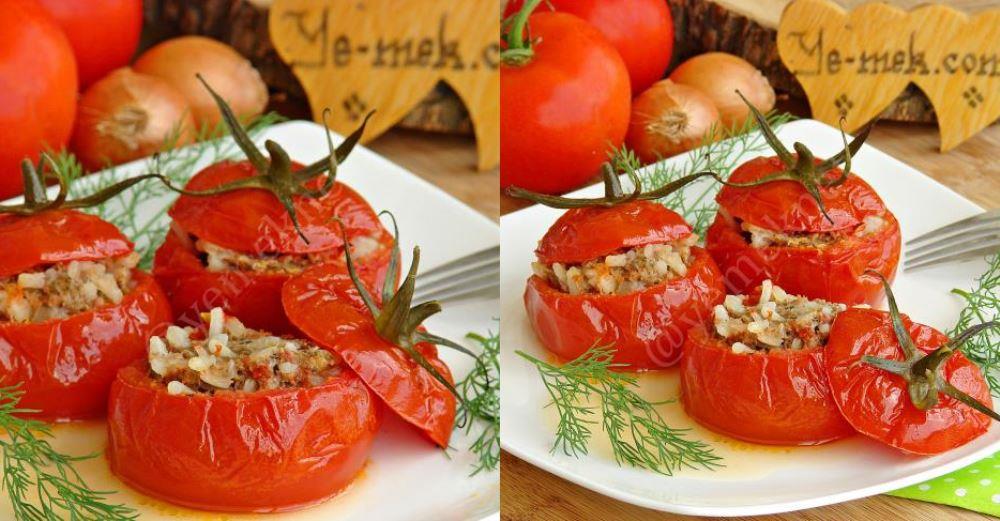 Etli Domates Dolması Tarifi, Nasıl Yapılır? (Resimli) | Yemek Tarifleri ...