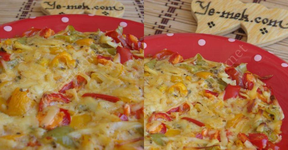 Fırında Biberli Omlet Tarifi, Nasıl Yapılır? (Resimli) | Yemek ...