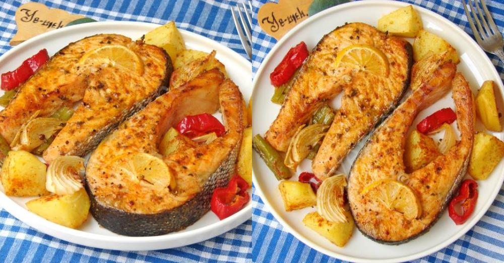 Fırında Somon Yanına Ne Gider? - Yemek Tarifleri