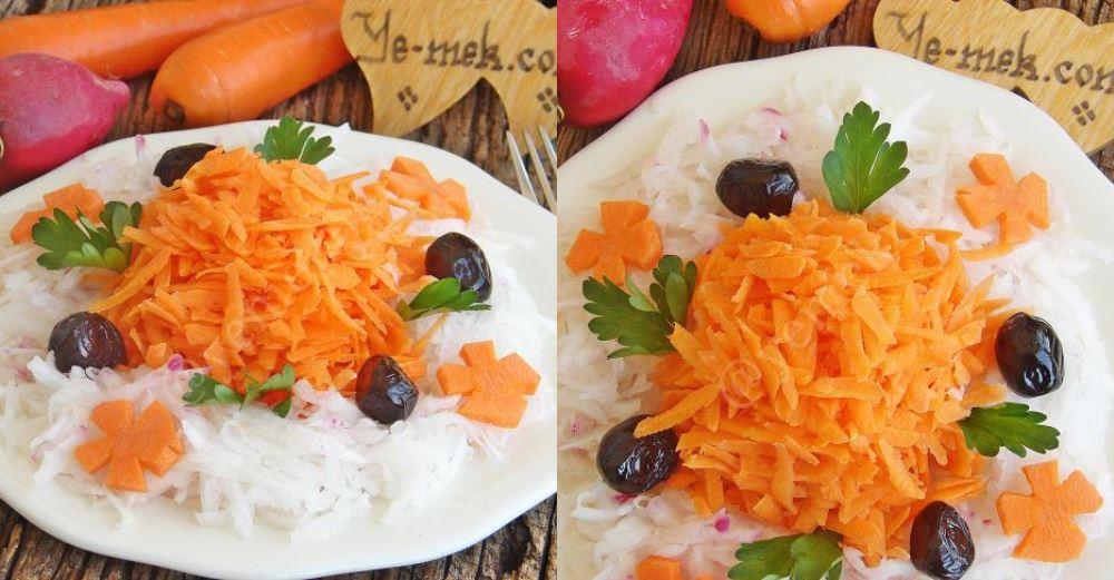 Havuçlu Turp Salatası Tarifi, Nasıl Yapılır? (Resimli) | Yemek ...