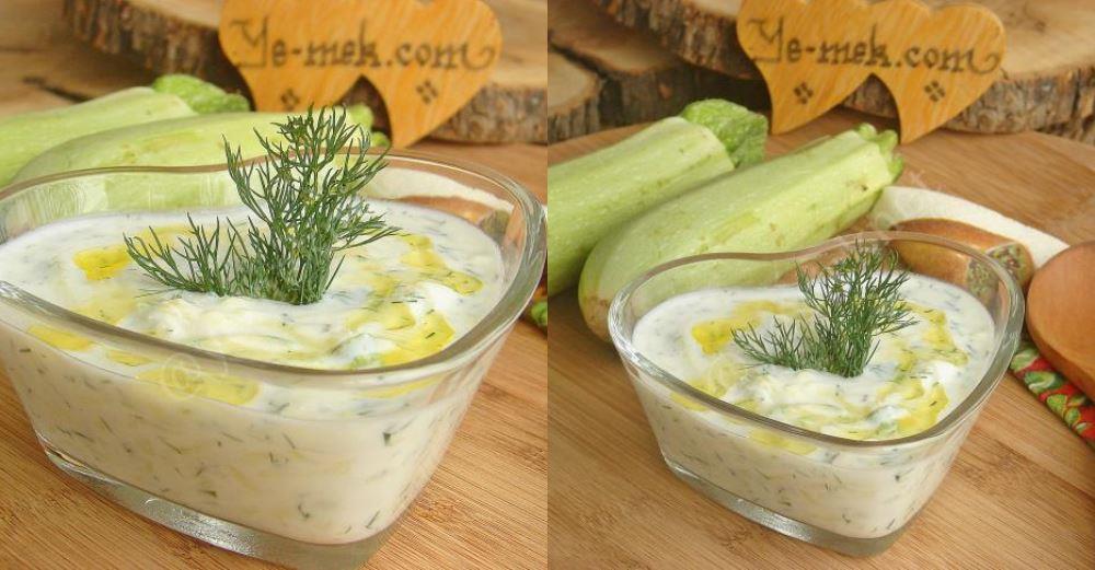 Kabaklı Cacık Tarifi, Nasıl Yapılır? (Resimli) | Yemek Tarifleri - YemekNet