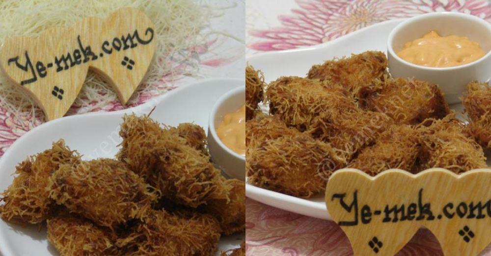 Kadayıflı Tavuk Pane Tarifi, Nasıl Yapılır? (Resimli) | Yemek Tarifleri