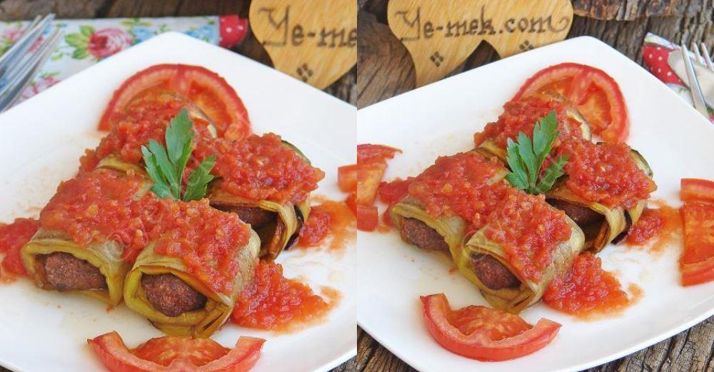 Köfteli Patlıcan Sarma Tarifi, Nasıl Yapılır? (Resimli) | Yemek ...