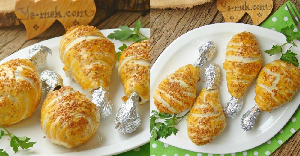 Fırında Milföylü Tavuk Baget Tarifi, Nasıl Yapılır? (Resimli) | Yemek ...