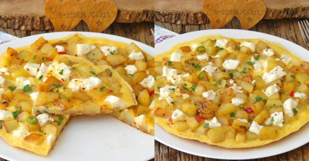Peynirli Patatesli Omlet Tarifi, Nasıl Yapılır? (Resimli) | Yemek ...