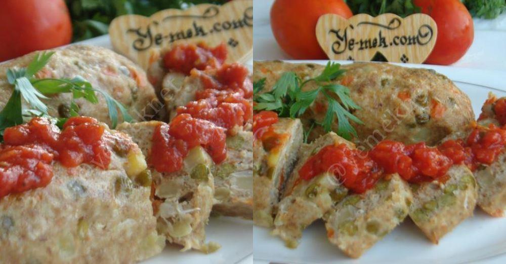 Sebzeli Tavuk Rosto (Domates Soslu) Tarifi, Nasıl Yapılır? (Resimli ...