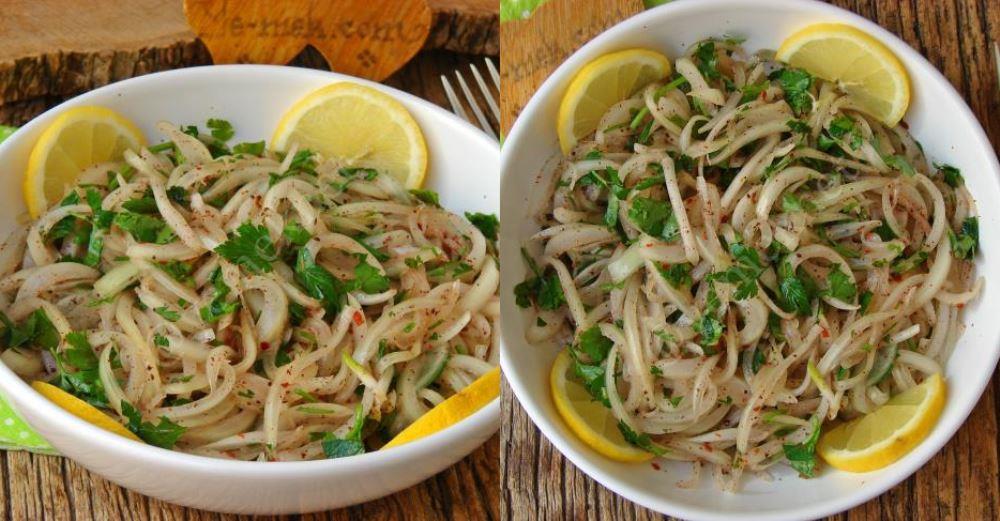 Soğan Salatası Tarifi, Nasıl Yapılır? (Resimli) | Yemek Tarifleri