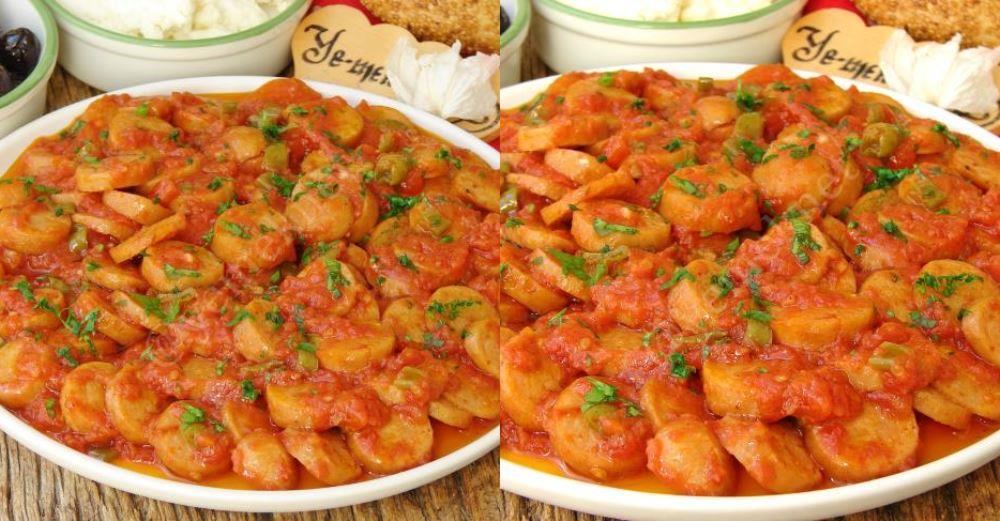 Soslu Sosis Tarifi, Nasıl Yapılır? (Resimli) | Yemek Tarifleri