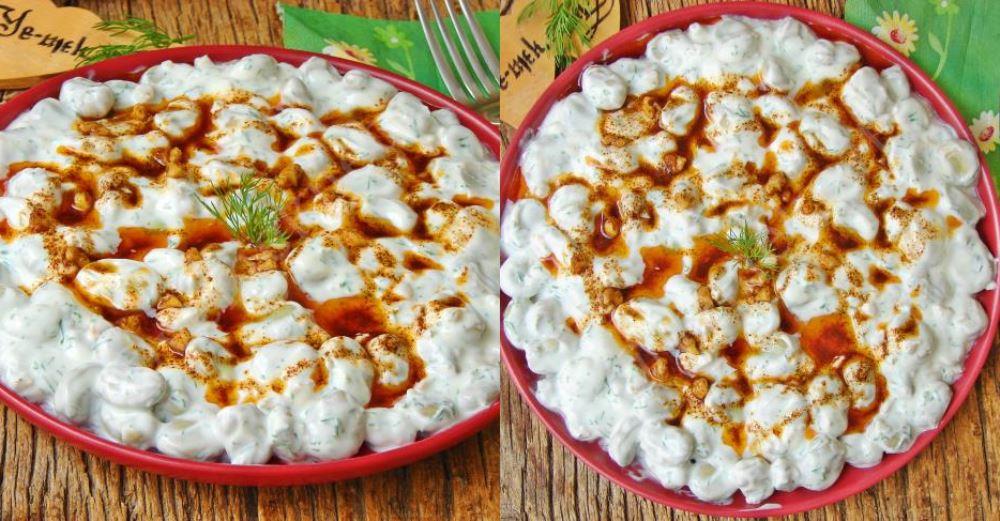 Yoğurtlu İç Bakla Salatası Tarifi, Nasıl Yapılır? (Resimli) | Yemek ...