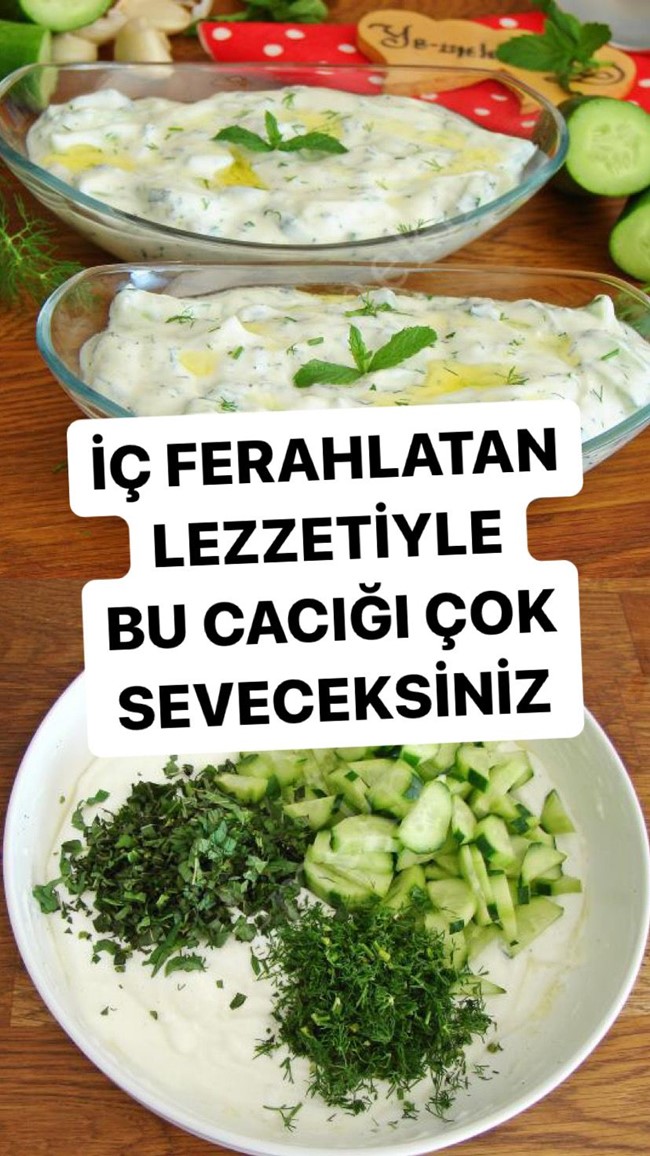 Girit Usulü Cacık Tarifi, Nasıl Yapılır? (Resimli) | Yemek Tarifleri ...